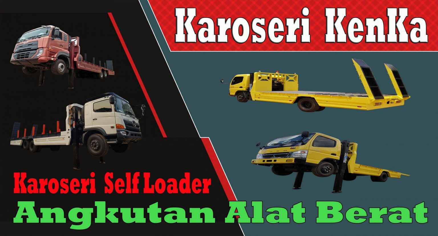 Jual Karoseri Mobil Self Loader - Angkutan Alat Berat - Karoseri Mobil ...